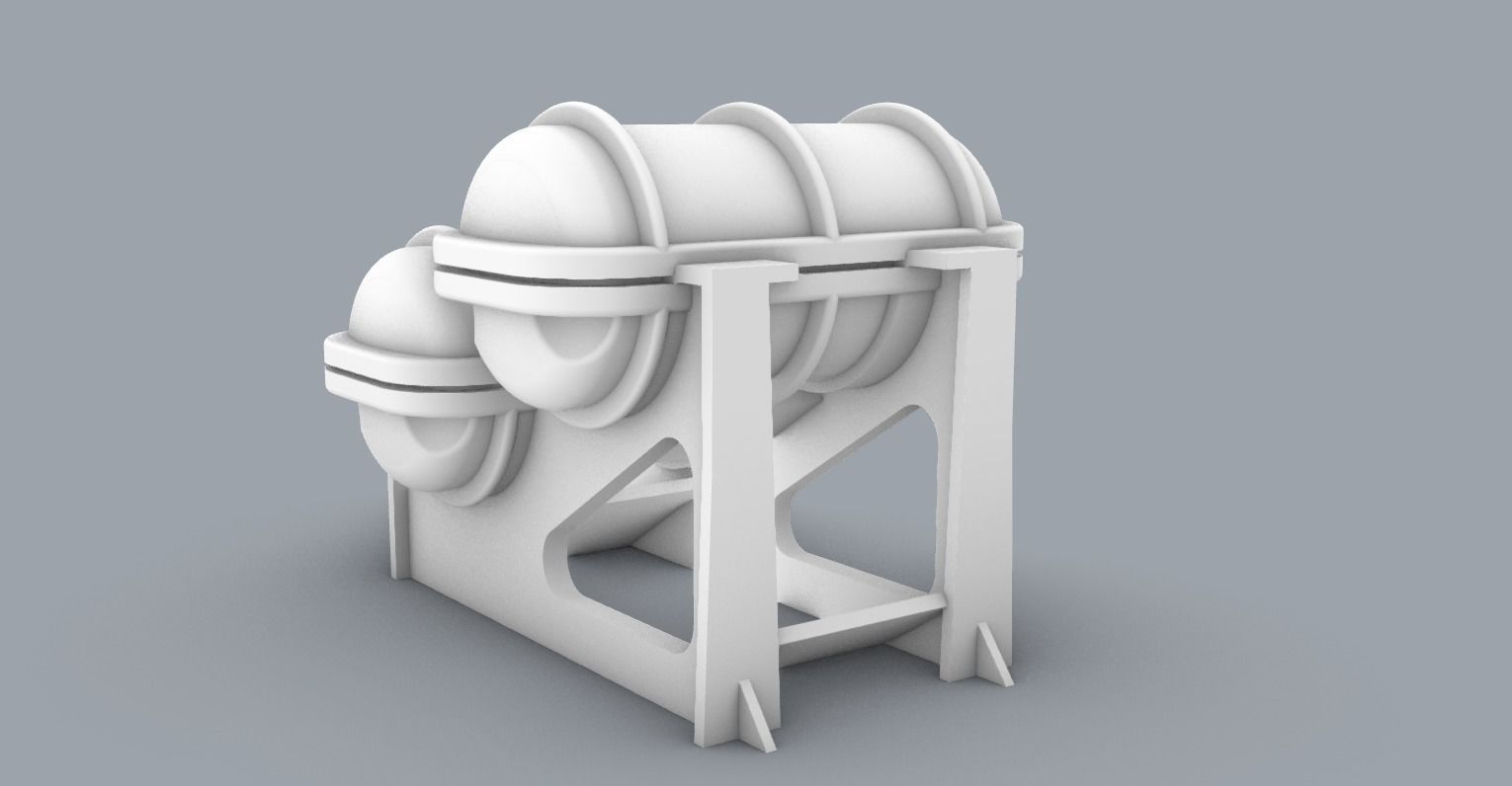 PM Solas Life Raft with Ramp 3D model 3D printable | CGTrader