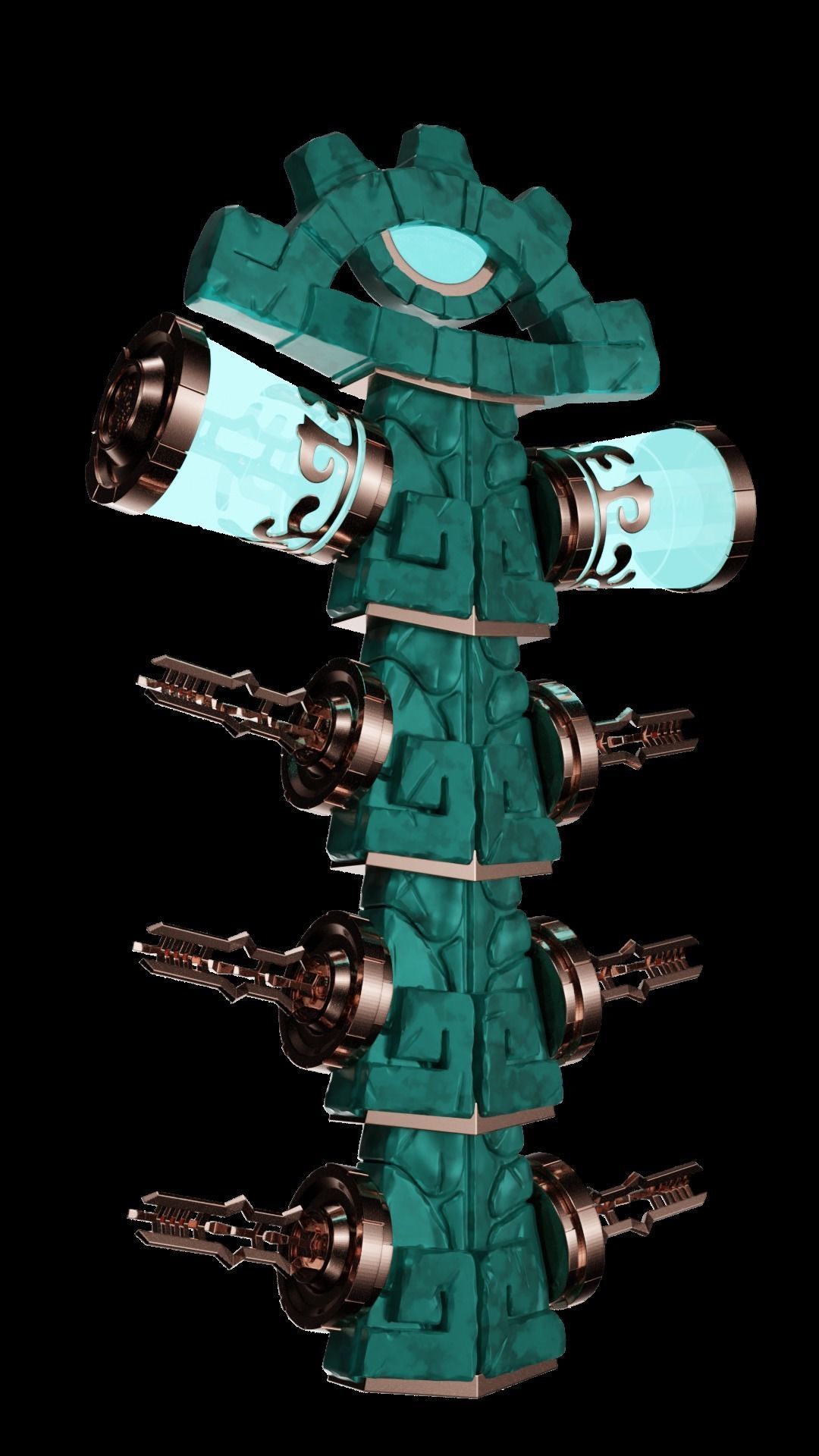 Link UltraHand Energy Cell Capacitor Zelda Tears of The Kingdom 3D ...