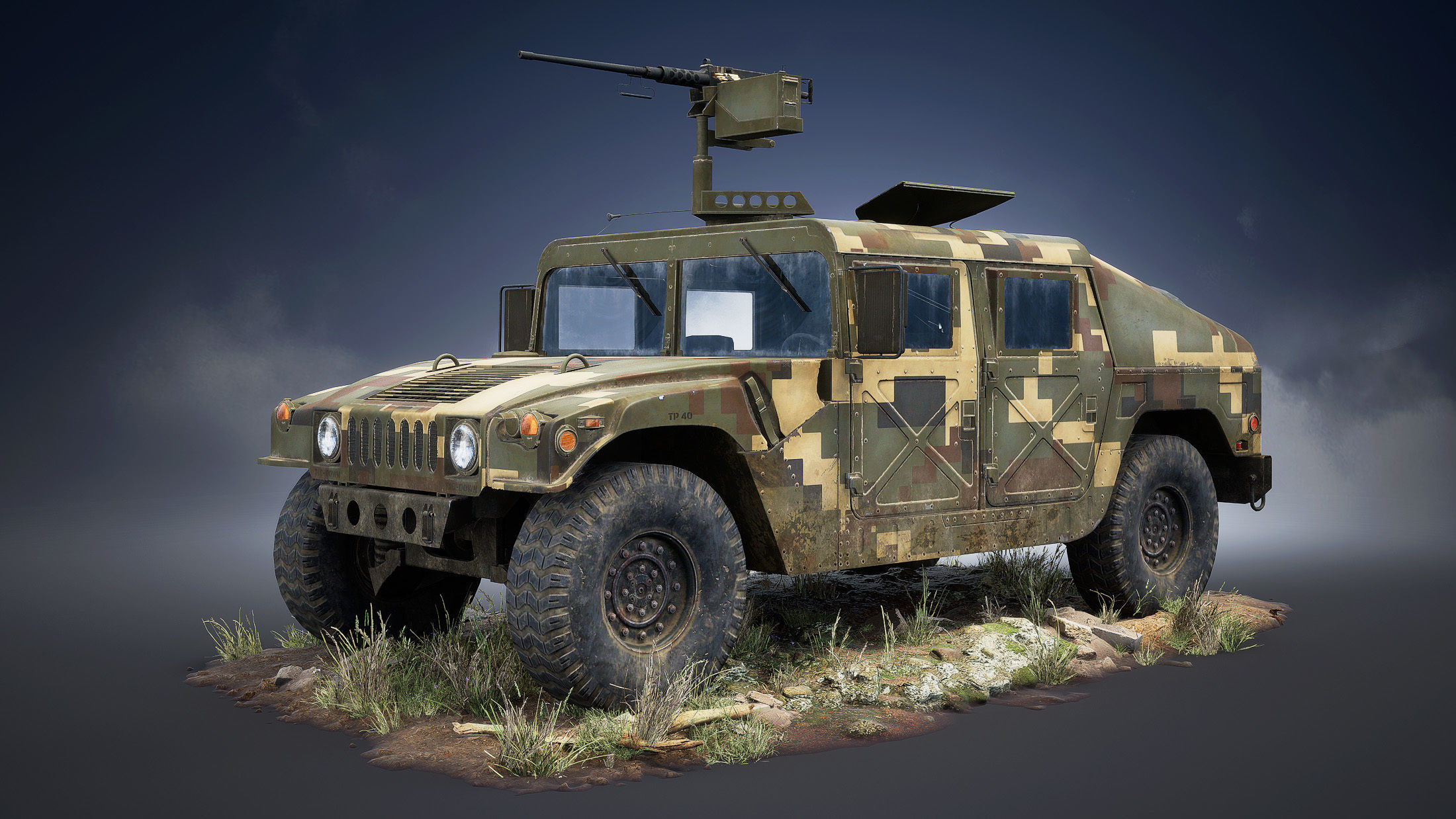 3D model HMMWV M998 Humvee VR / AR / low-poly | CGTrader