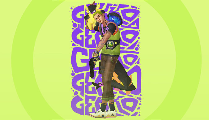 Gekko Valorant 3D model 3D printable | CGTrader