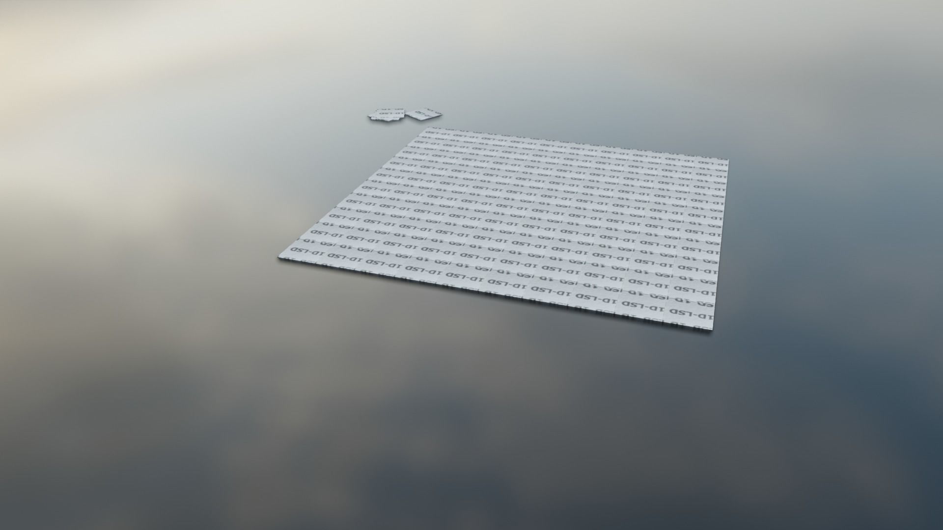 3D model 1D-LSD Blotters VR / AR / low-poly | CGTrader