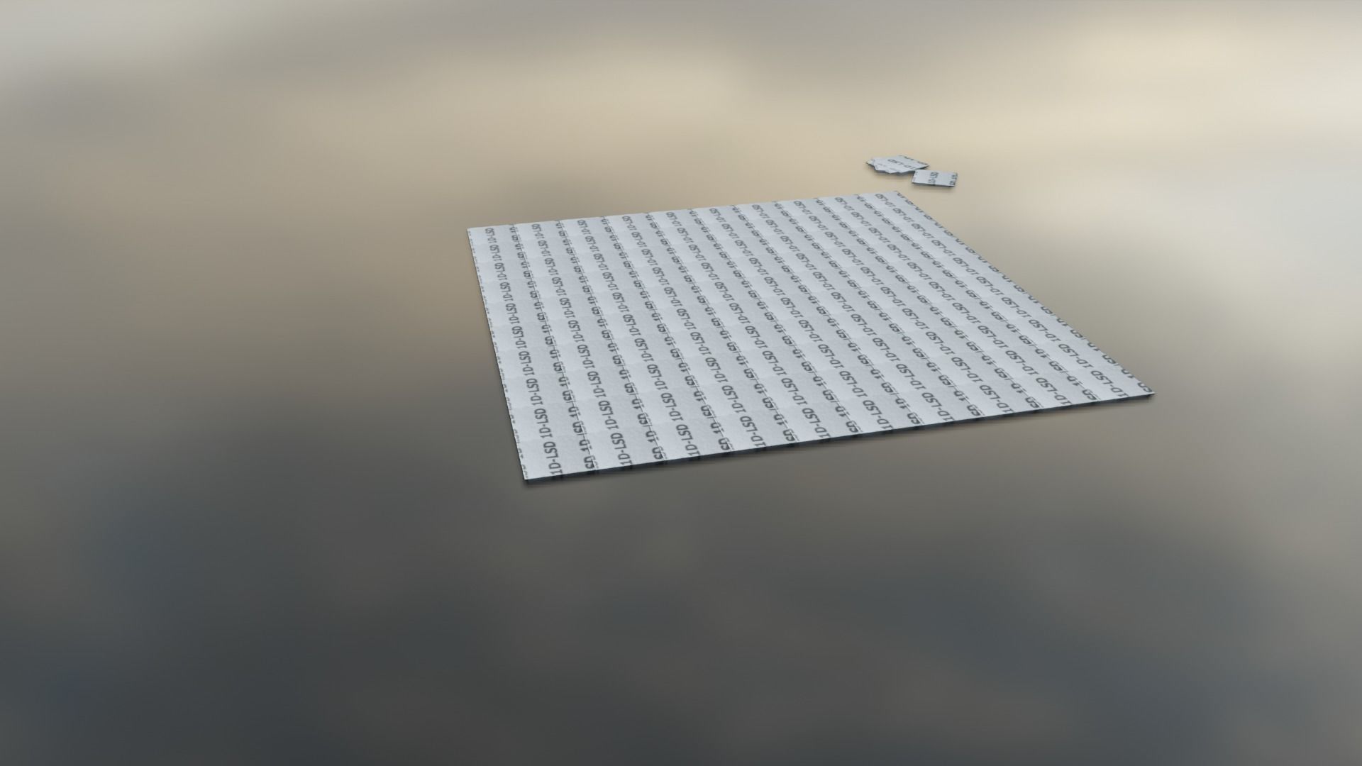 3D model 1D-LSD Blotters VR / AR / low-poly | CGTrader