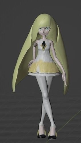Lusamine team aether 3D model 3D printable | CGTrader