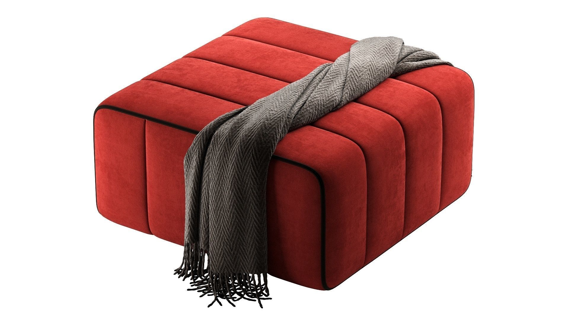 Curt Modular Pouf 3D model | CGTrader