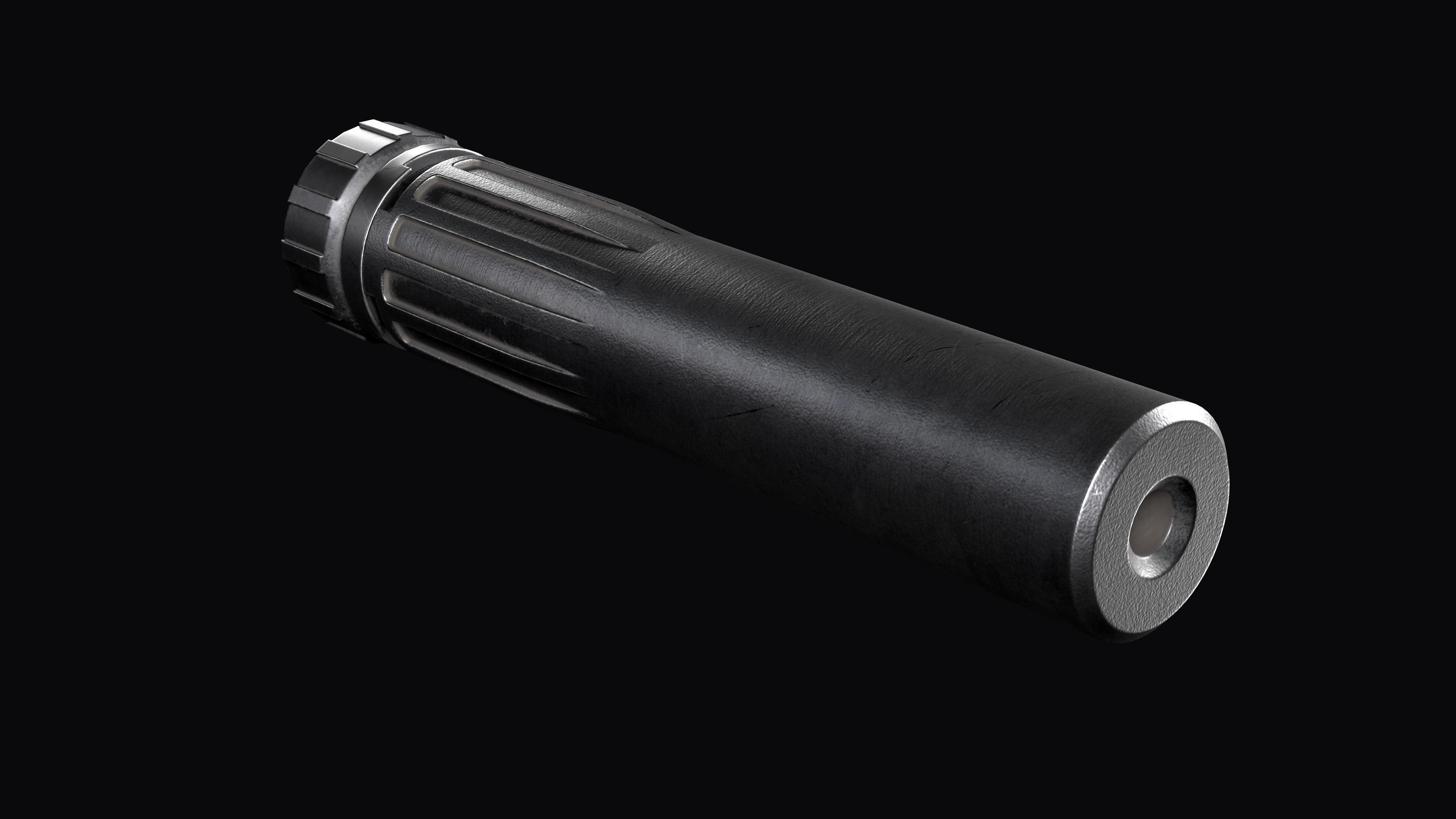 3D model Suppressor Daniel Defence Wave QD VR / AR / low-poly | CGTrader