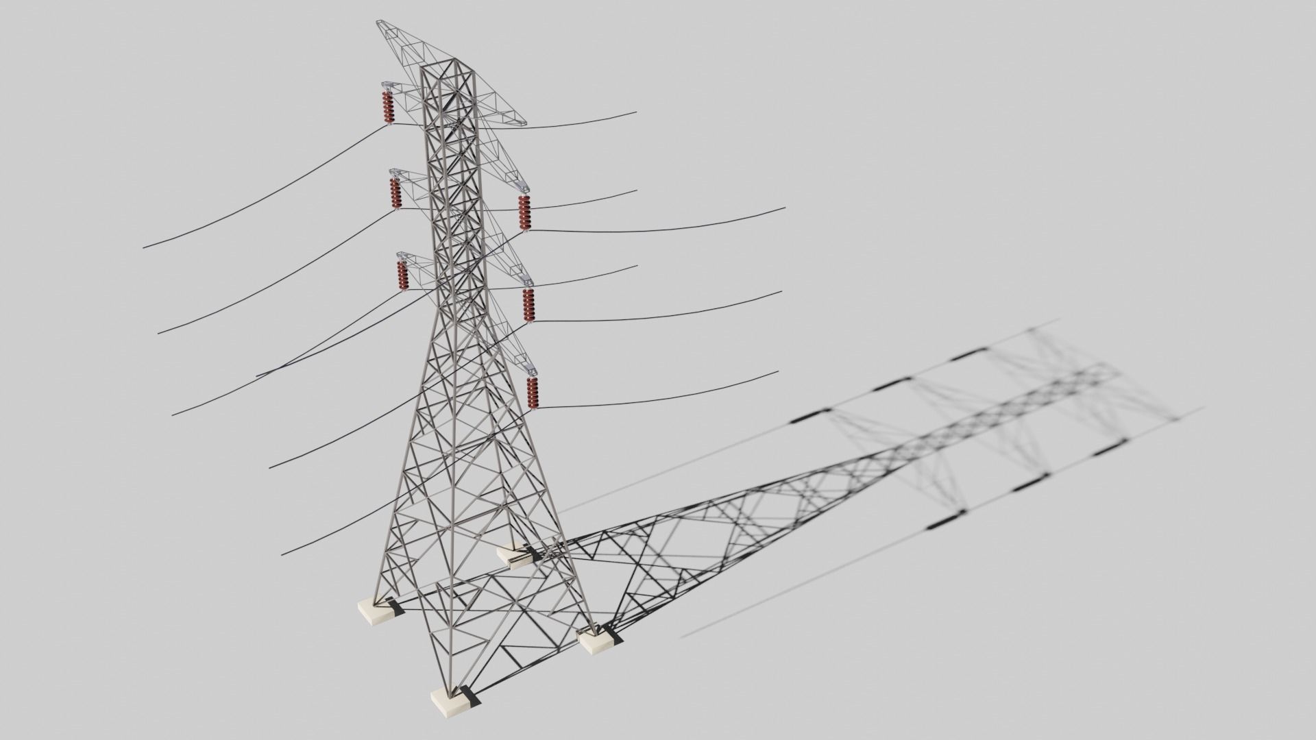 3D model Transmission Tower VR / AR / low-poly | CGTrader