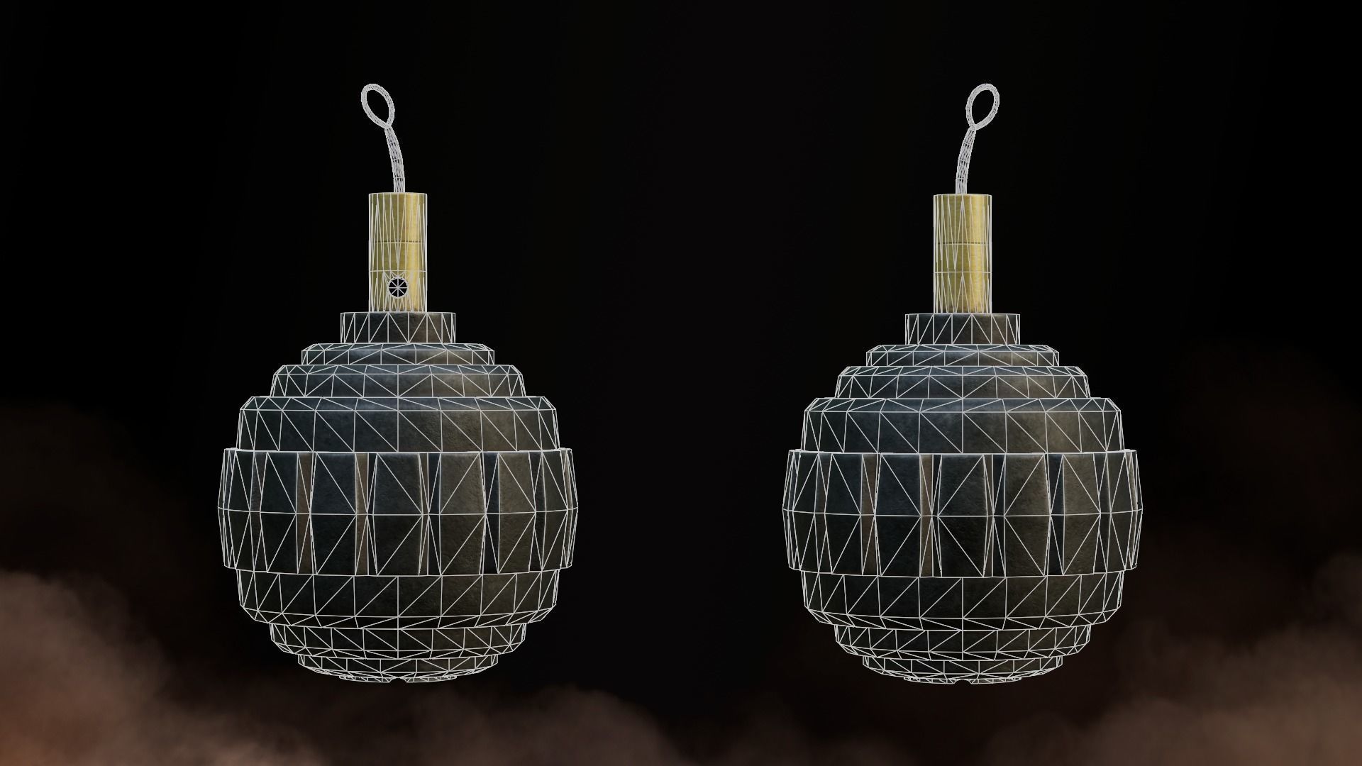 3D model Grenade WW1 German Kugel Grenade 1915 Game-Ready VR / AR / low ...
