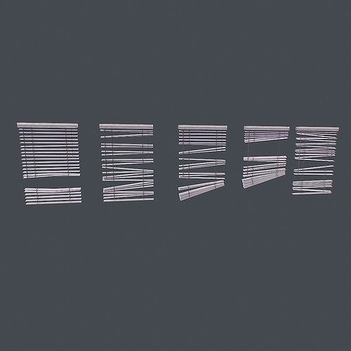 3D model Broken blinds VR / AR / low-poly | CGTrader