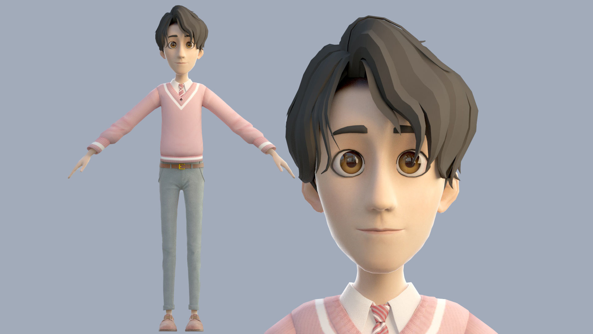 cartoon father 3D model | CGTrader