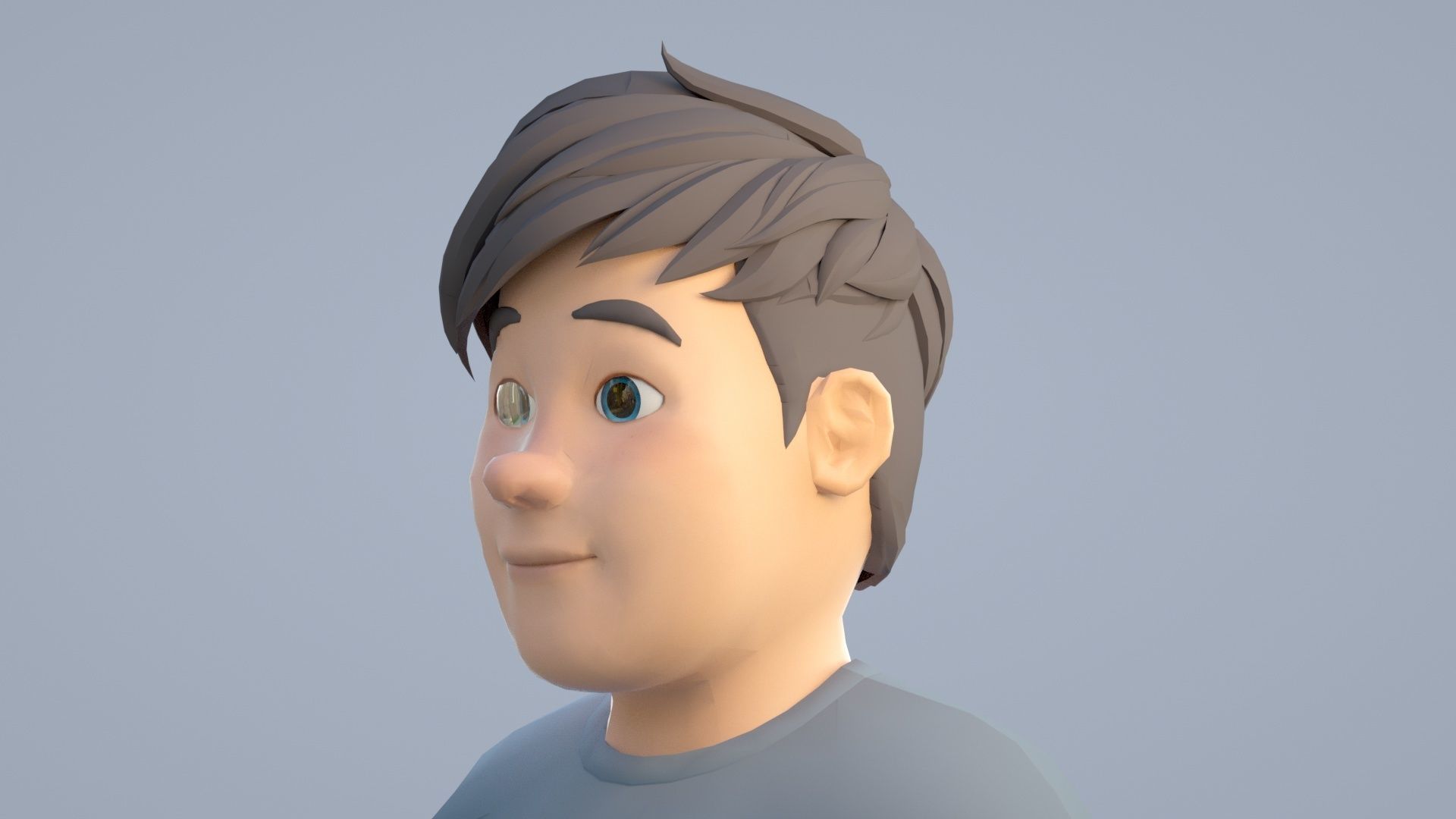 cartoon man 3D model | CGTrader
