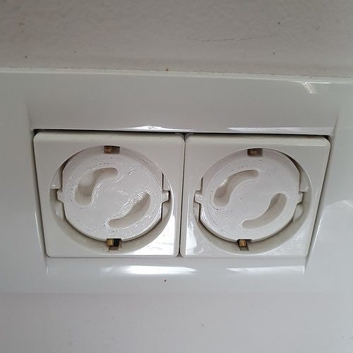 Child Safe electrical outlet cover 3D model 3D printable | CGTrader