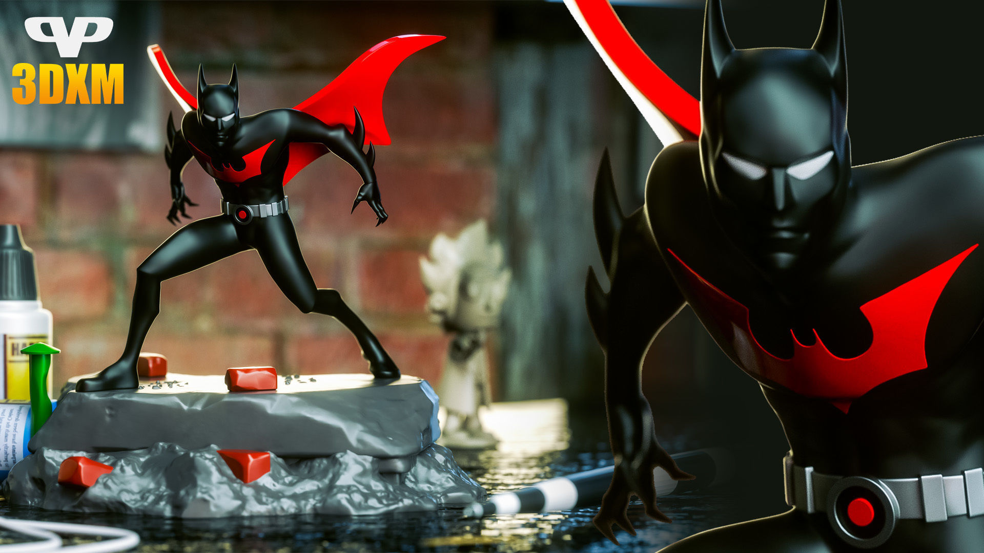 Batman Beyond STL for 3D Printing 3D model 3D printable | CGTrader