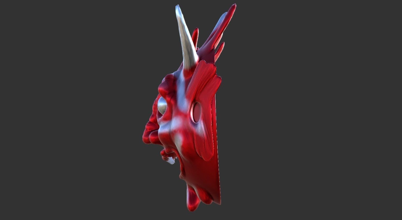 Kabuki Mask free 3D model | CGTrader