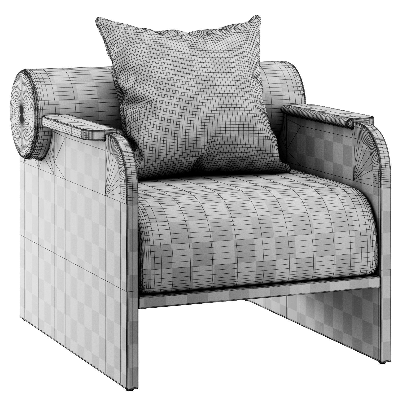 June Lounge Chair by Crump and Kwash 3D model | CGTrader