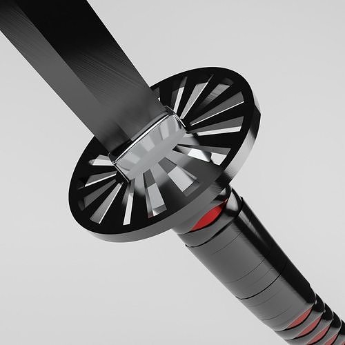 Kamado Tanjiro Nichirin Blade from Kimetsu No Yaiba 3D model | CGTrader