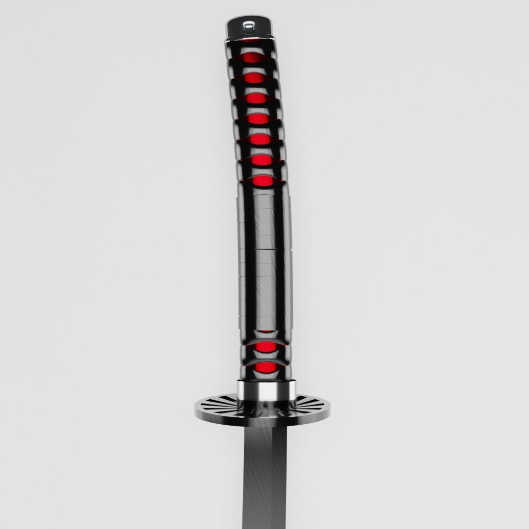 Kamado Tanjiro Nichirin Blade from Kimetsu No Yaiba 3D model | CGTrader