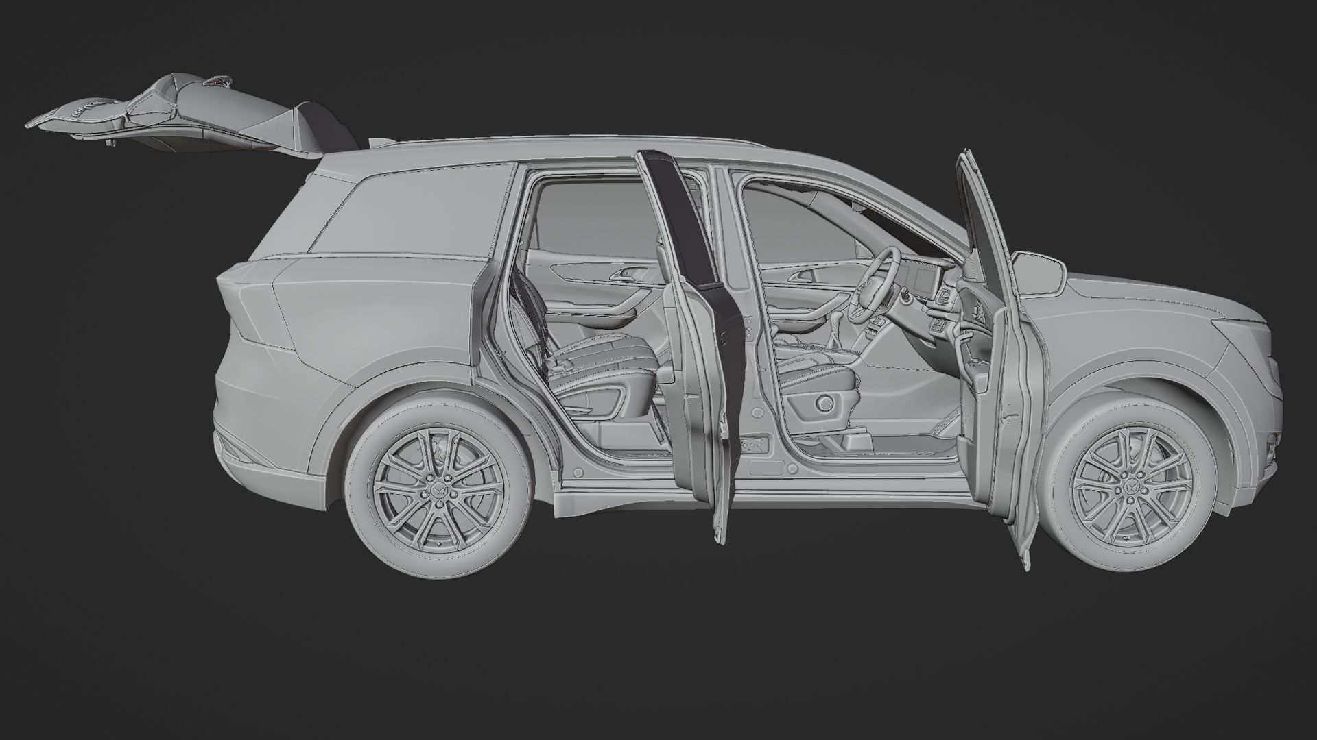 3D model mahindra XUV700 VR / AR / low-poly | CGTrader
