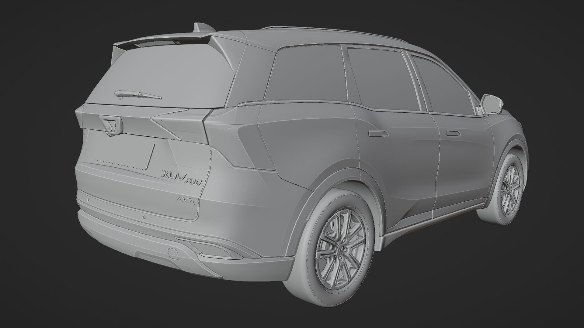 3D model mahindra XUV700 VR / AR / low-poly | CGTrader