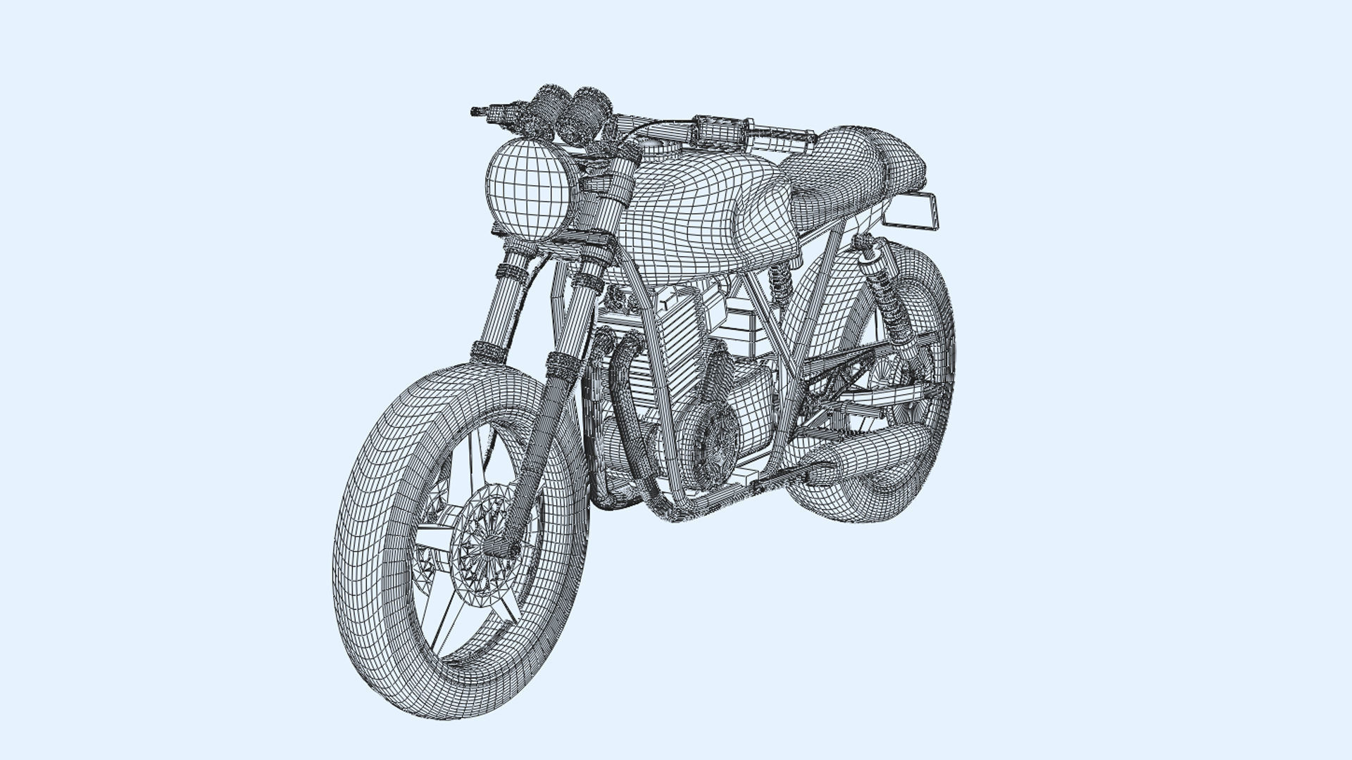Classic Motorcycle Collection 3D model | CGTrader