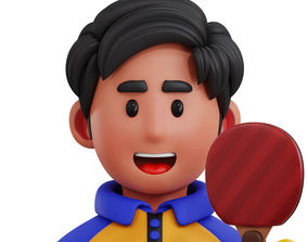 Ping pong bat 3D Models | CGTrader