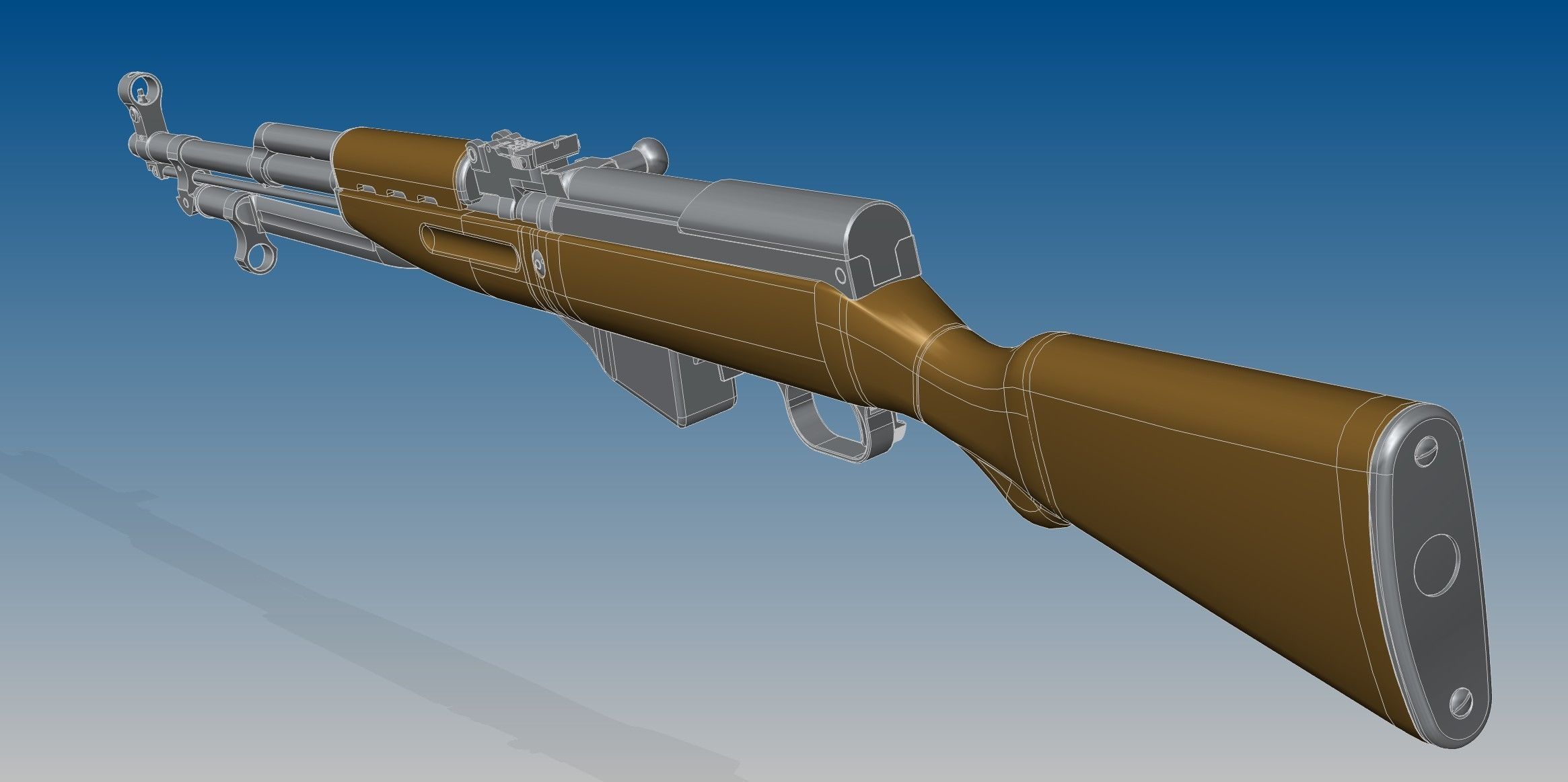 Soviet SKS 3D model | CGTrader