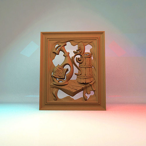 Art picture 3D STL Model for Cnc users 3D print model 3D model 3D ...