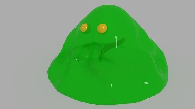 3D model Slime with Bone inside VR / AR / low-poly | CGTrader
