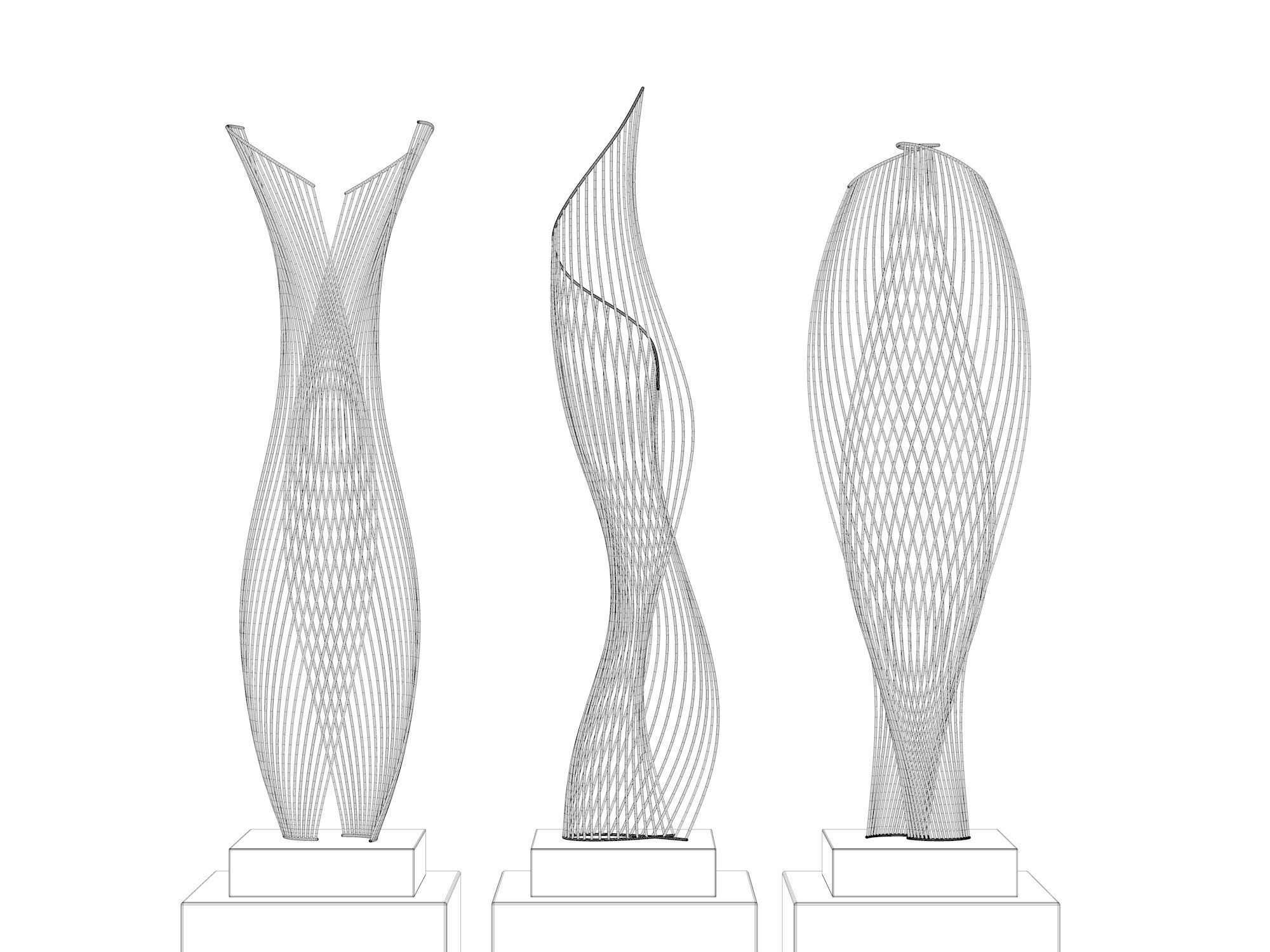 Hague Sculpture 3D model | CGTrader