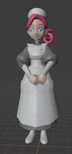nurse joy galar 3D model 3D printable | CGTrader