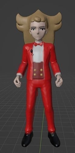 Shielbert pokemon trainer 3D model 3D printable | CGTrader