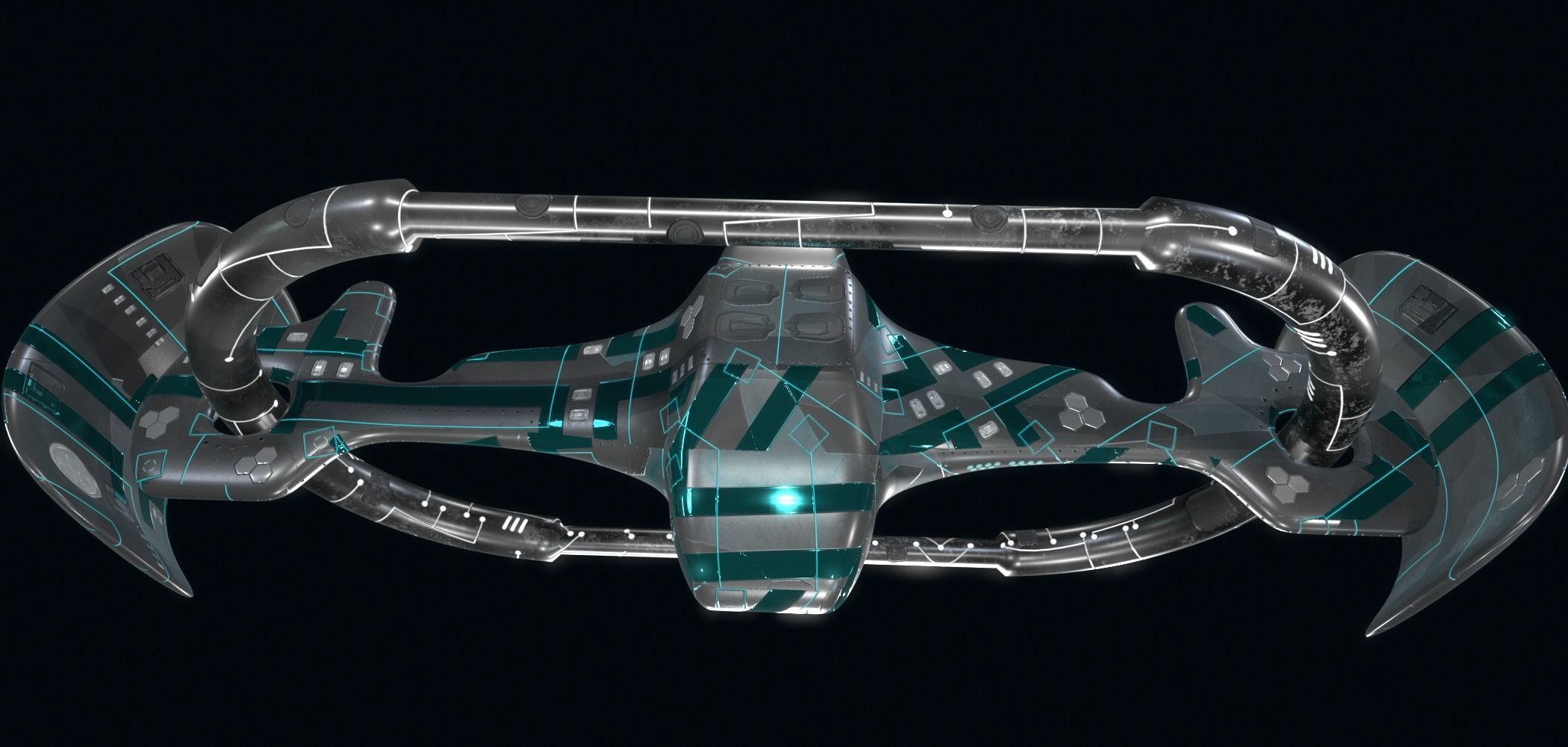 Spaceship 3D model | CGTrader