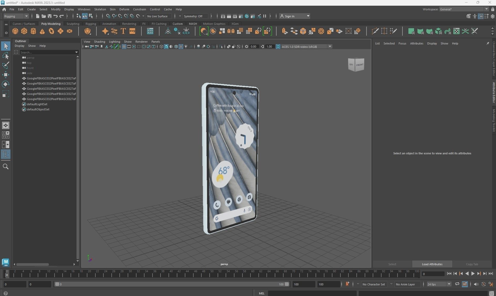 3D model Google Pixel 7a Sea VR / AR / low-poly | CGTrader