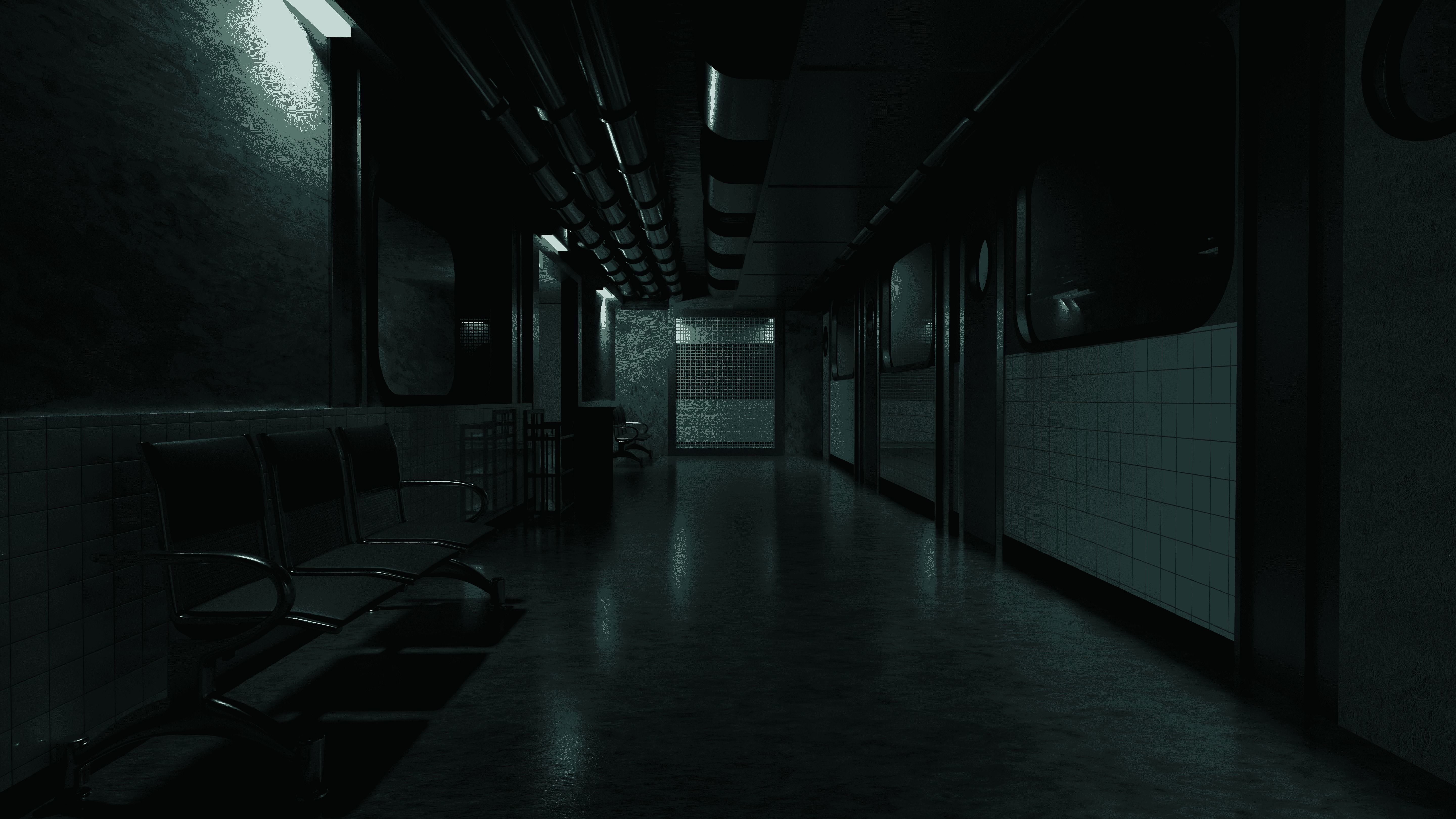 Creepy Corridor 3D model | CGTrader