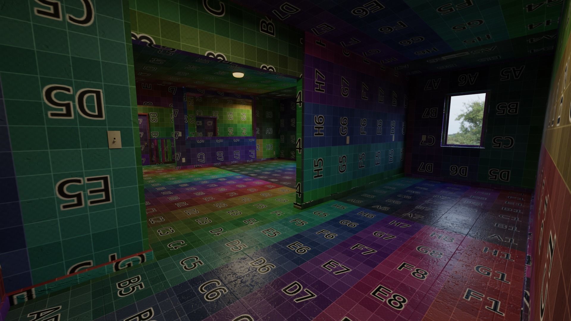 3D model Retro 80s Apartment Interior VR / AR / low-poly | CGTrader