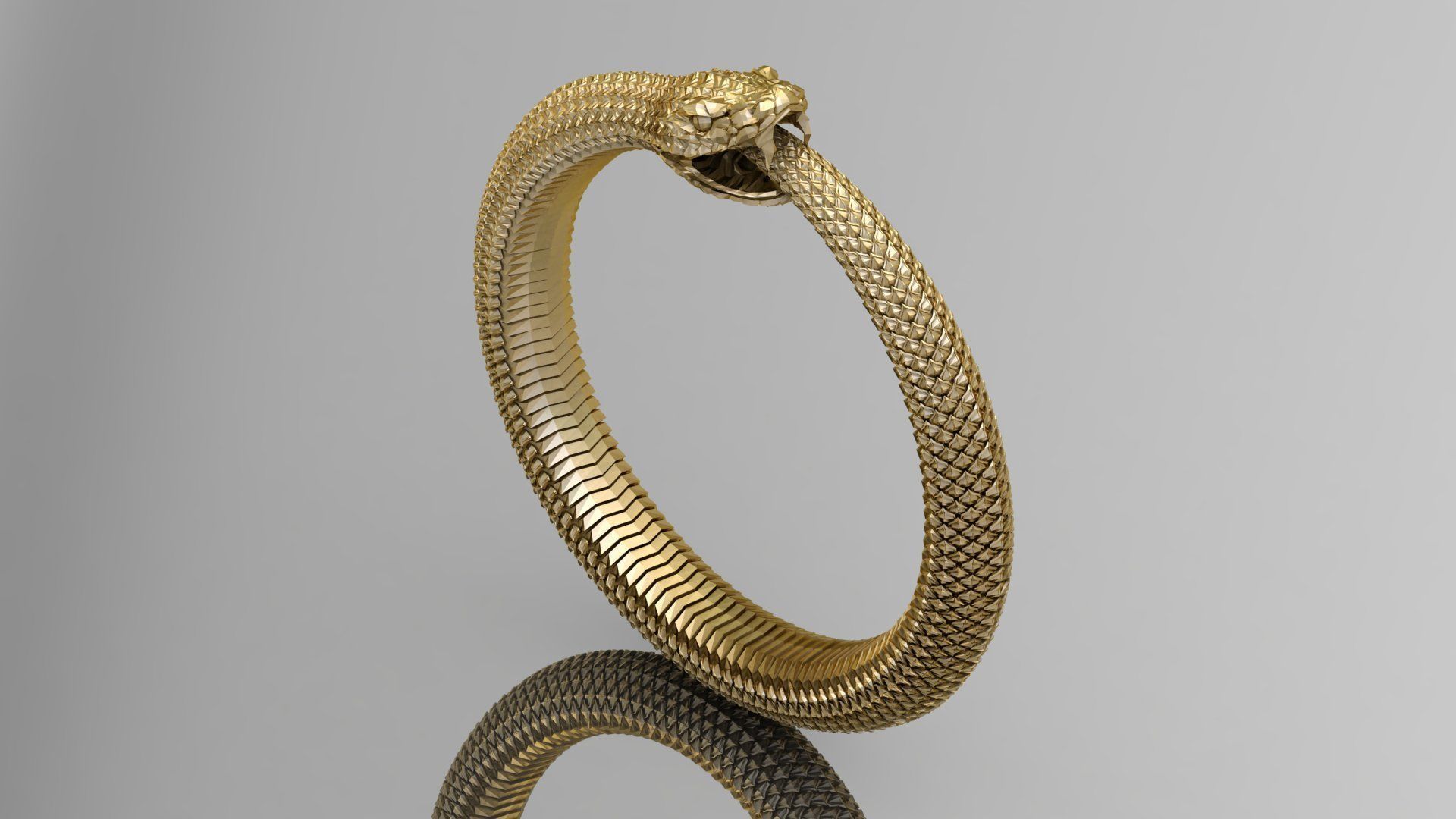 Ring Snake 3D model 3D printable | CGTrader