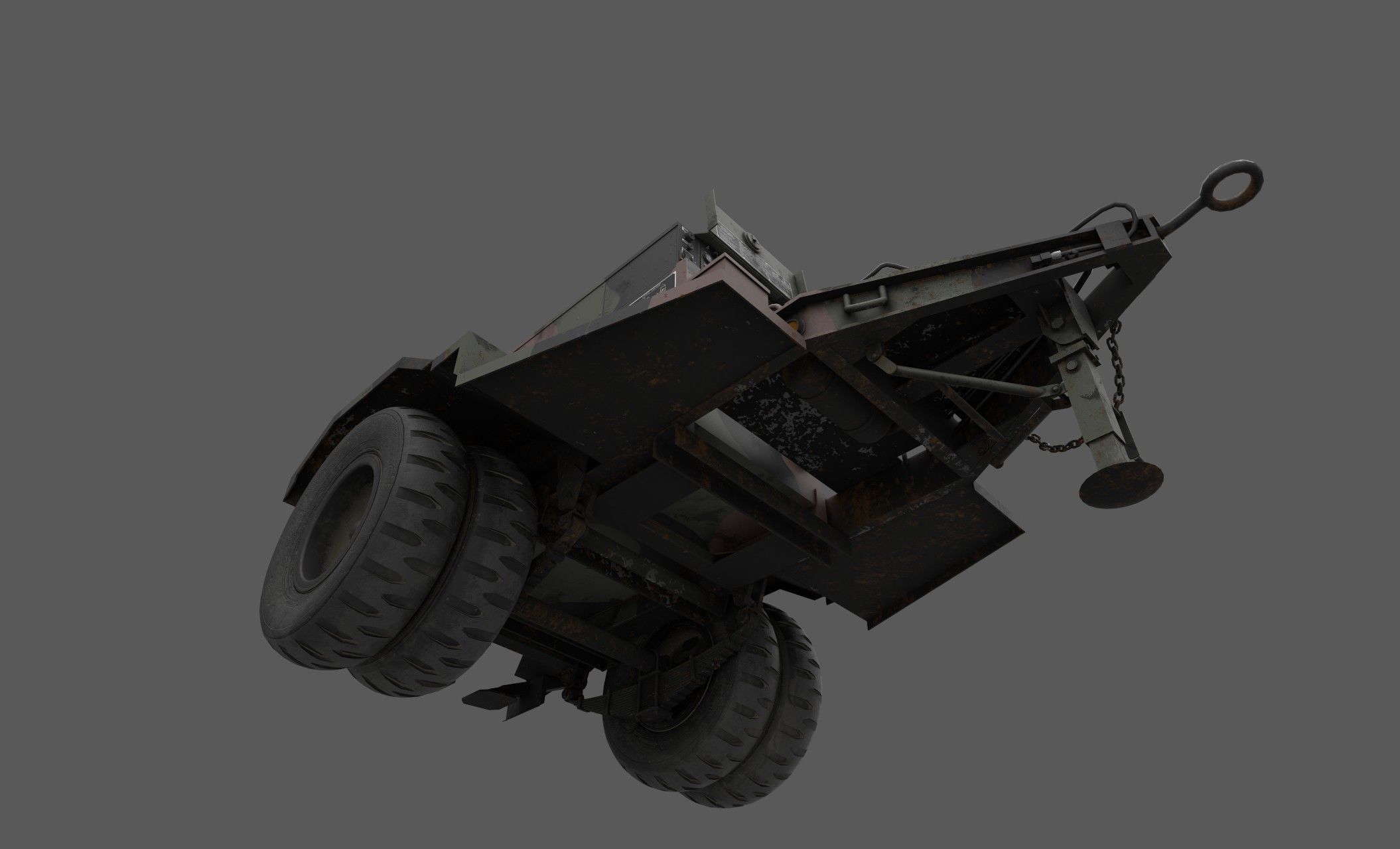 3D model Power Generator Trailer MEP VR / AR / low-poly | CGTrader