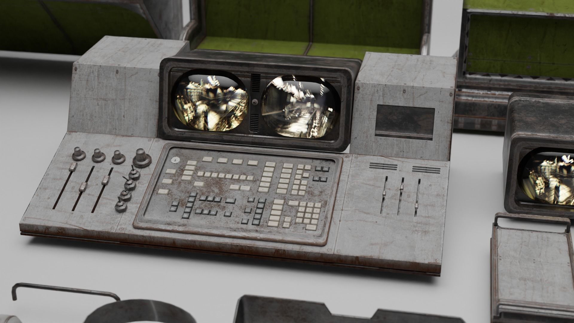 3D model Modular Control Room VR / AR / low-poly | CGTrader