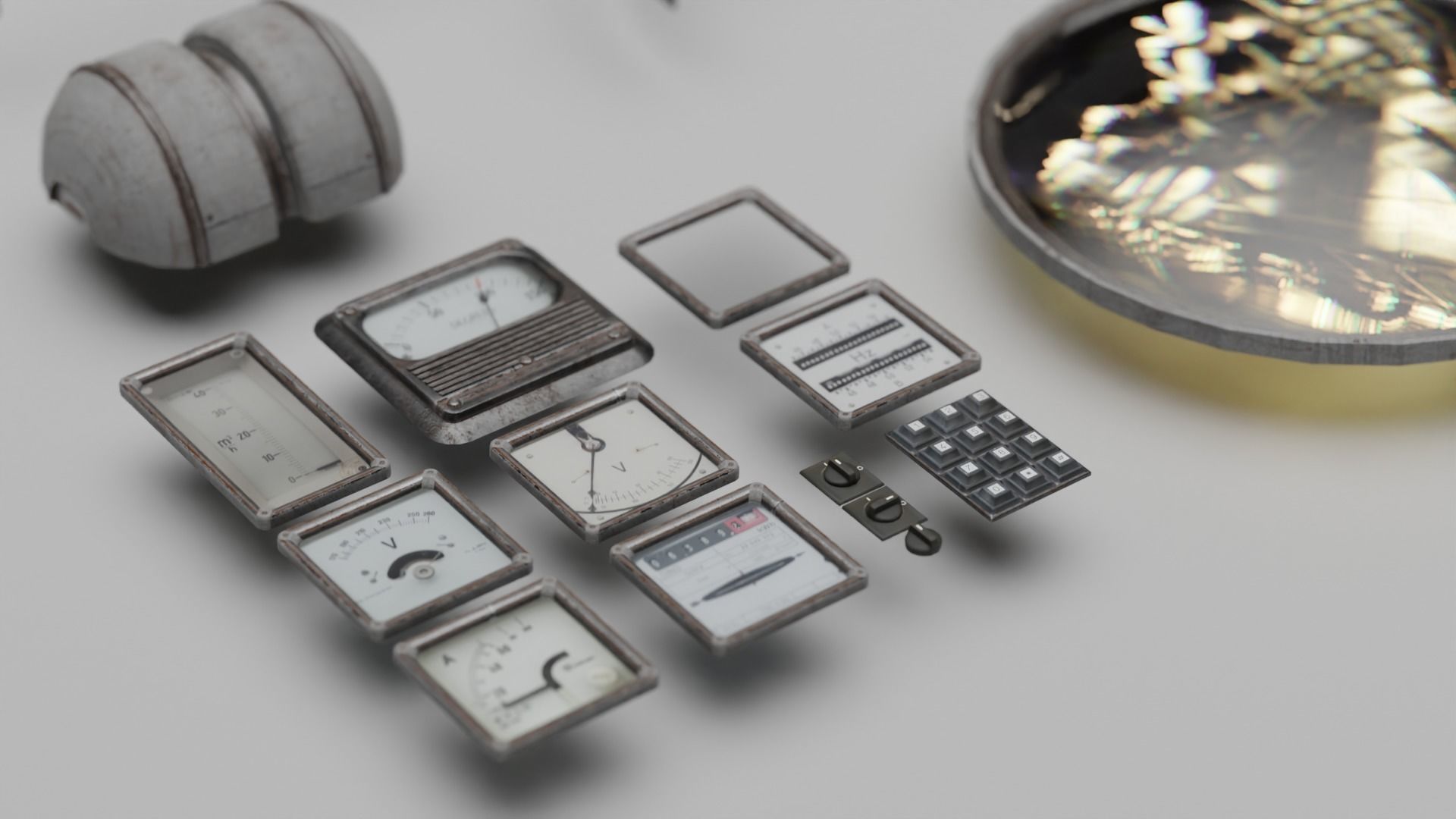 3D model Modular Control Room VR / AR / low-poly | CGTrader