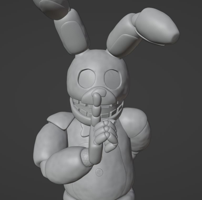 Spring bonny 3D model 3D printable | CGTrader