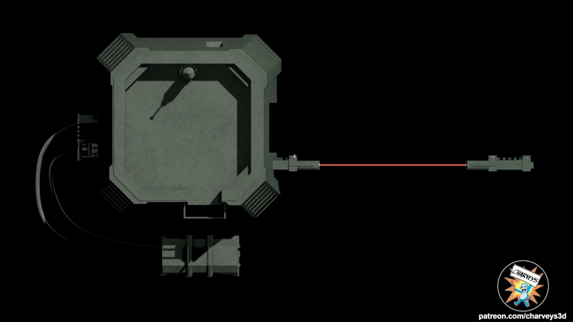 Star Wars Imperial Mapuzo Checkpoint Diorama for action figures 3D ...