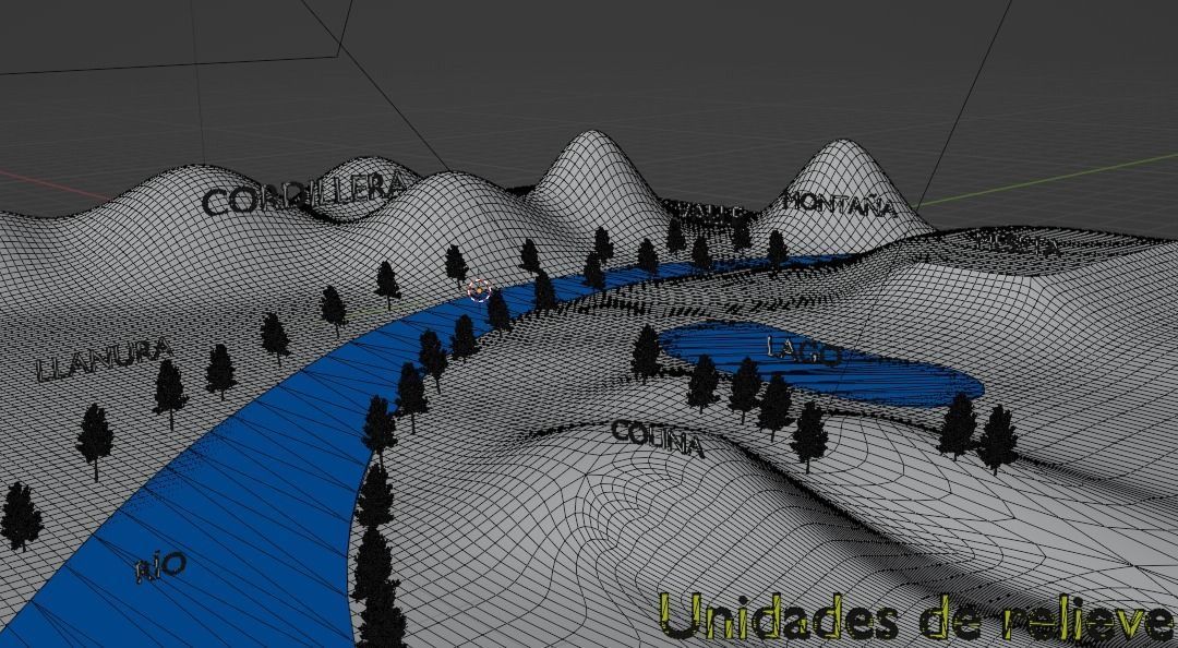 Relief units - Unidades de relieve 3D model | CGTrader