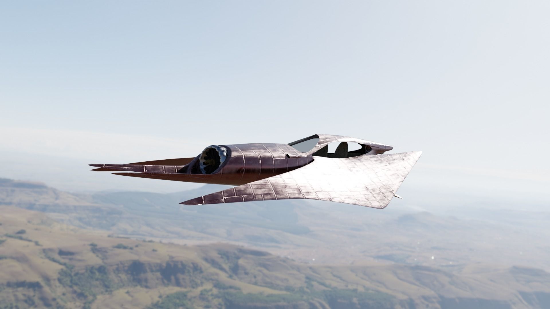 Scavenger jetpod Futuristic JetPod free 3D model animated | CGTrader