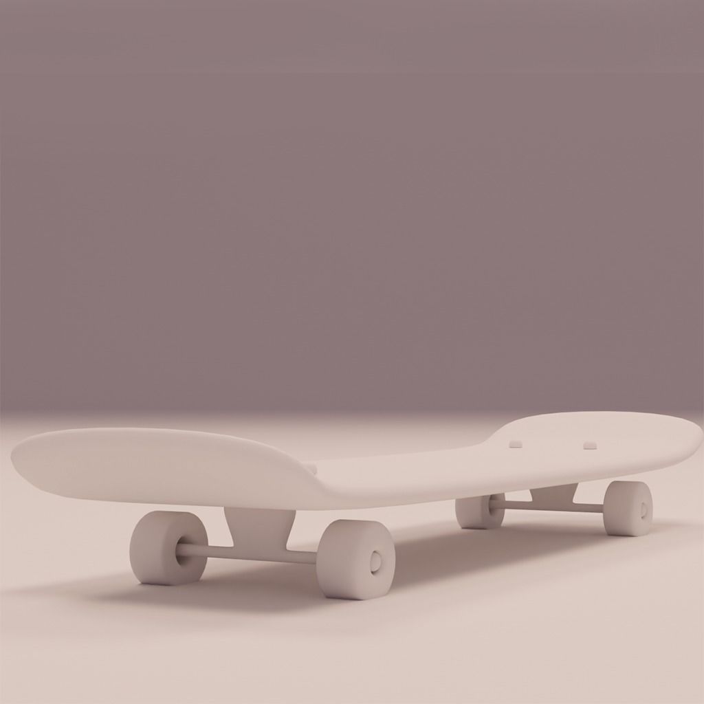 Skater Assets Stylized - Blender 3D model | CGTrader