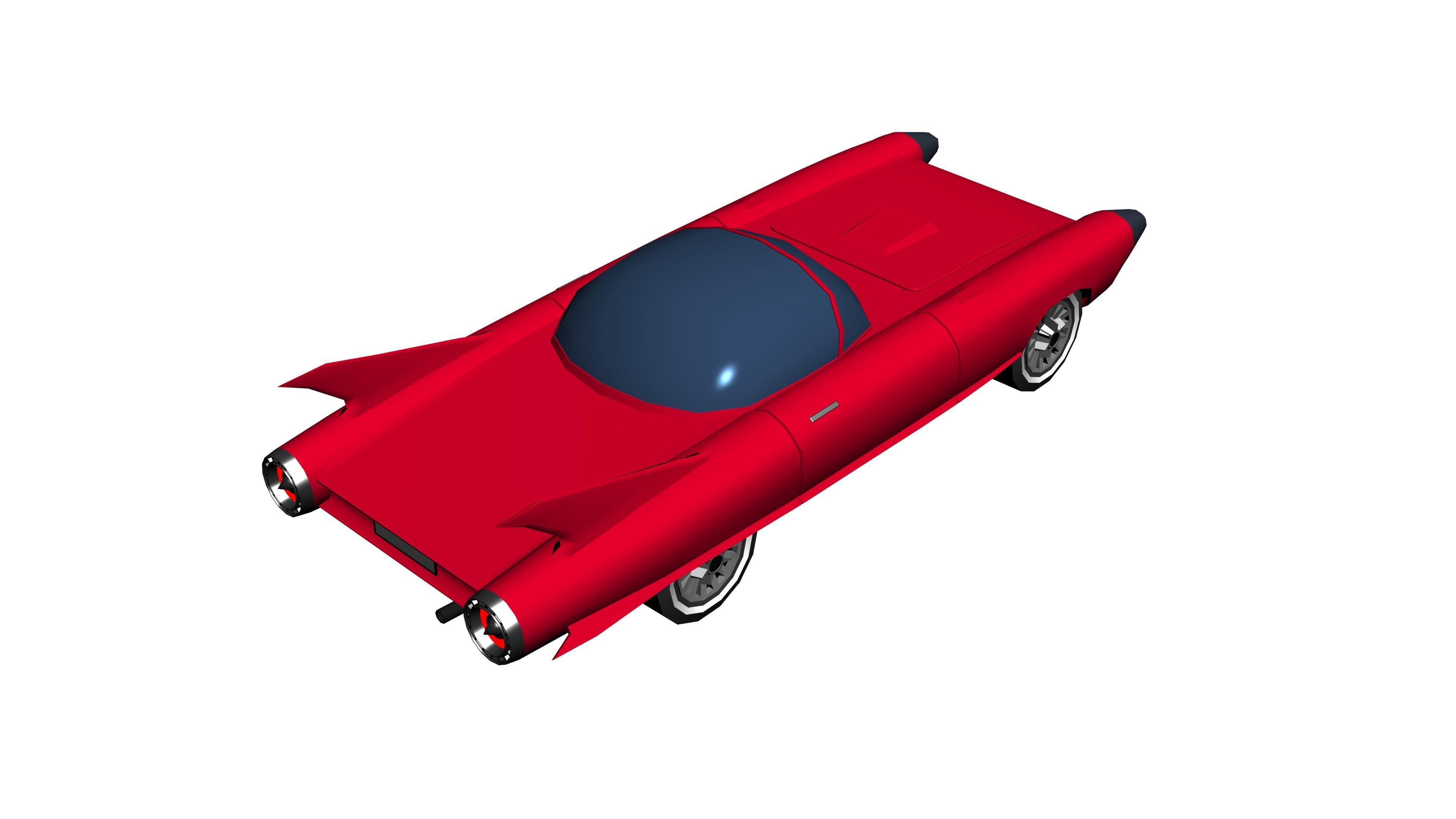 3D model Cadillac Cyclone Hypercasual VR / AR / low-poly | CGTrader