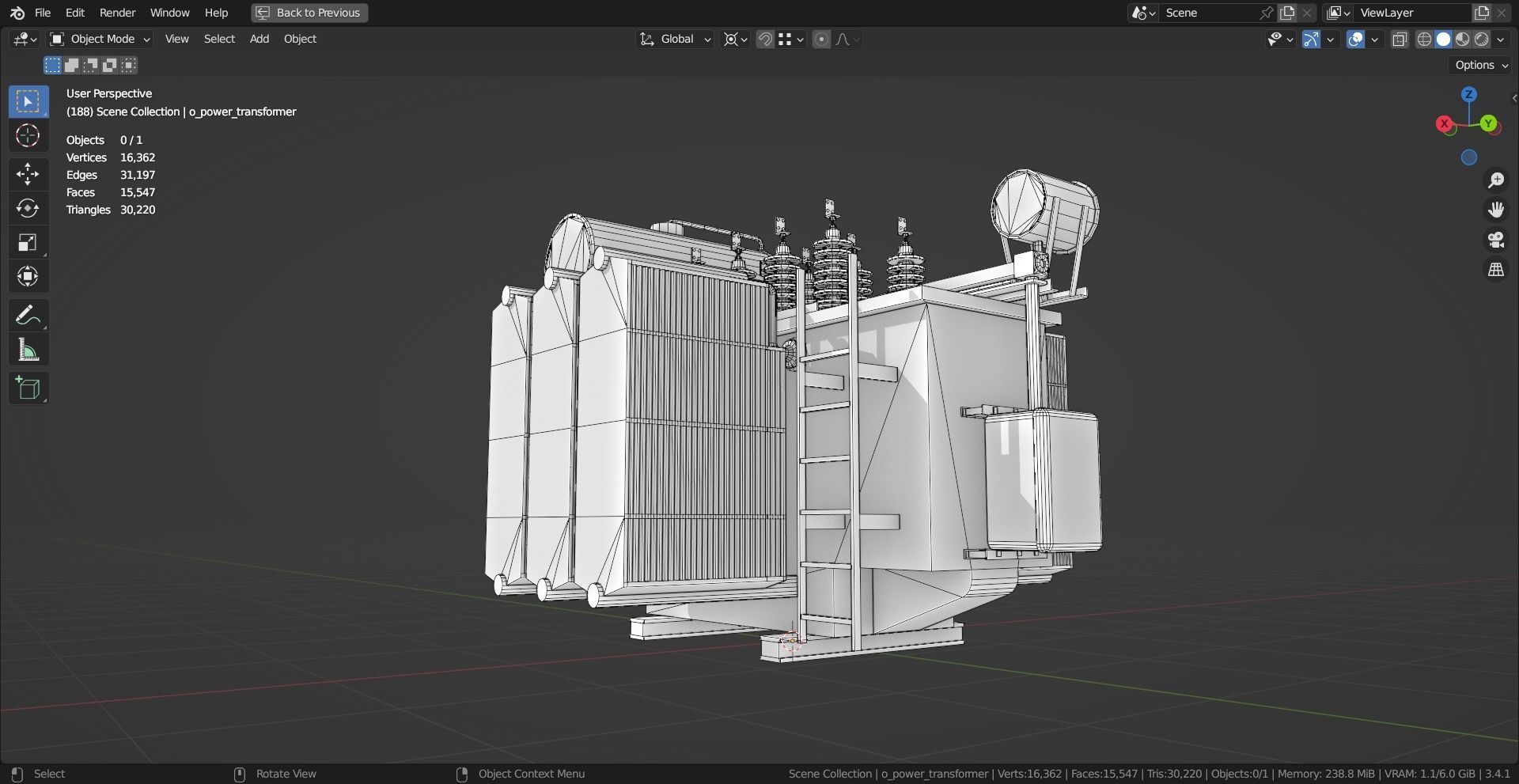 3D model Power Transformer VR / AR / low-poly | CGTrader