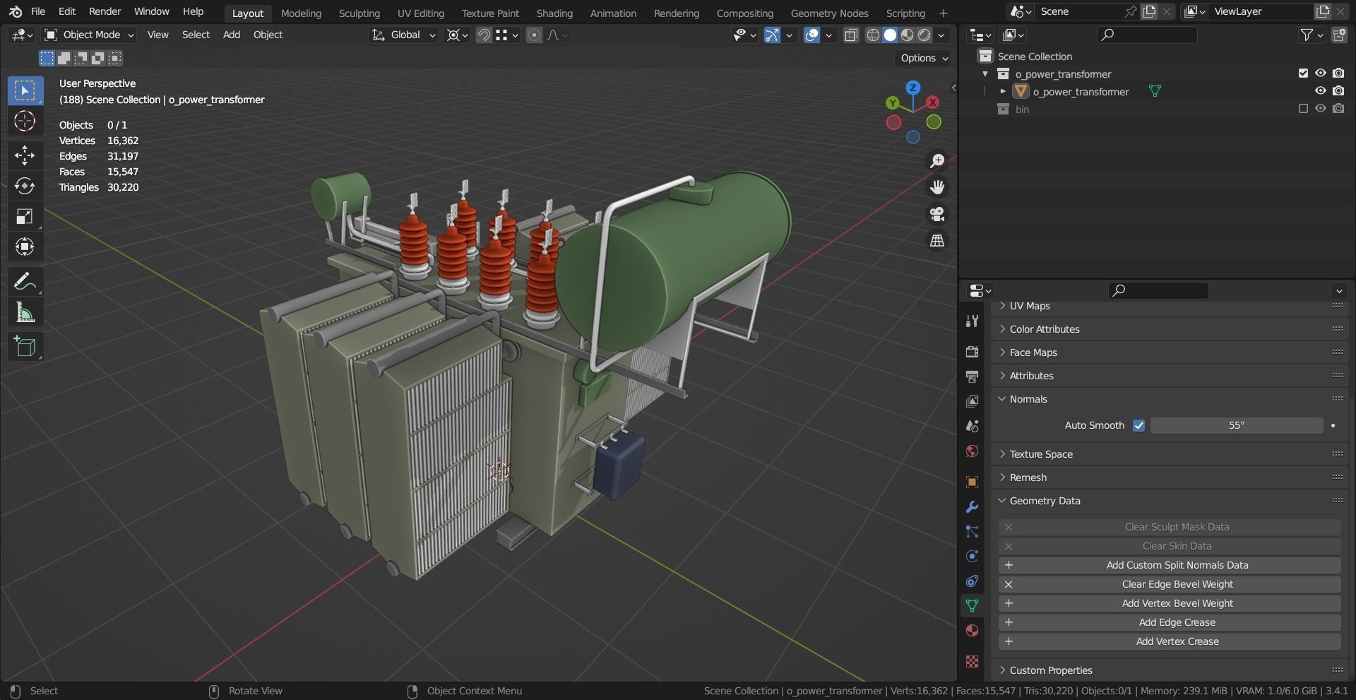 3D model Power Transformer VR / AR / low-poly | CGTrader