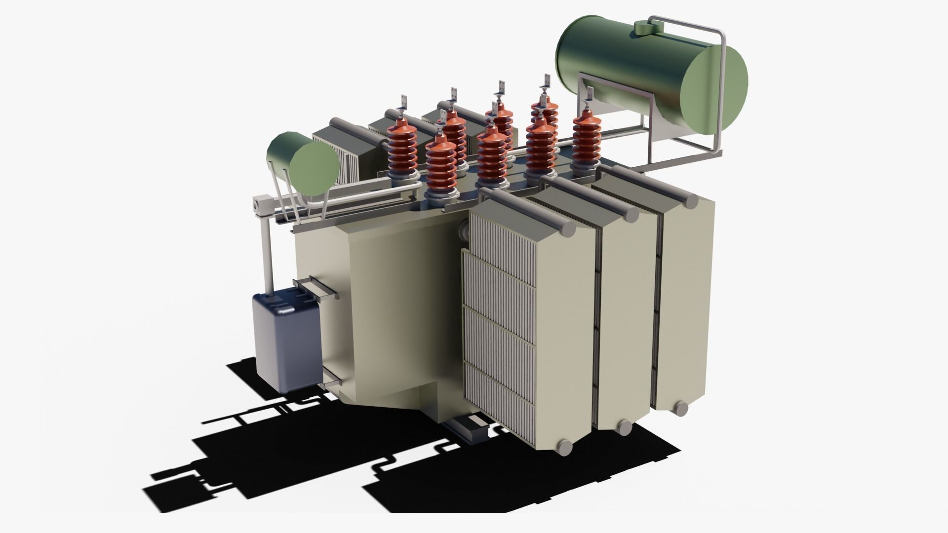3D model Power Transformer VR / AR / low-poly | CGTrader