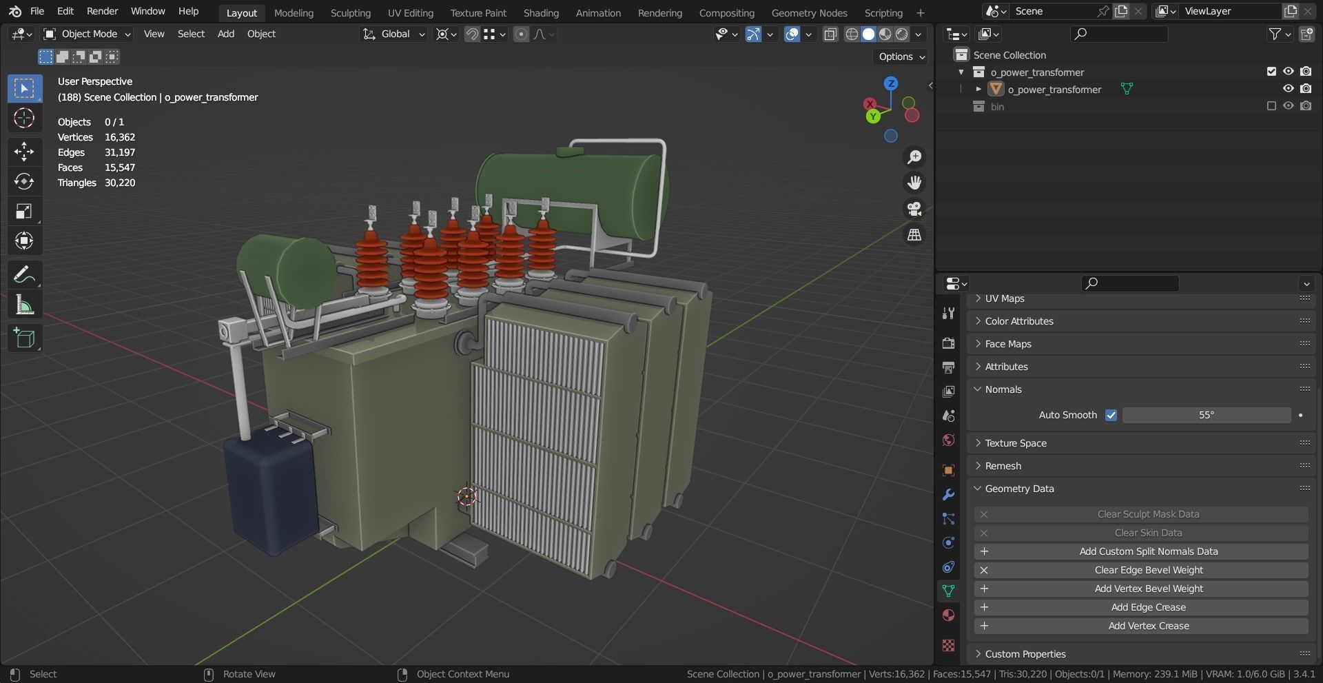 3D model Power Transformer VR / AR / low-poly | CGTrader