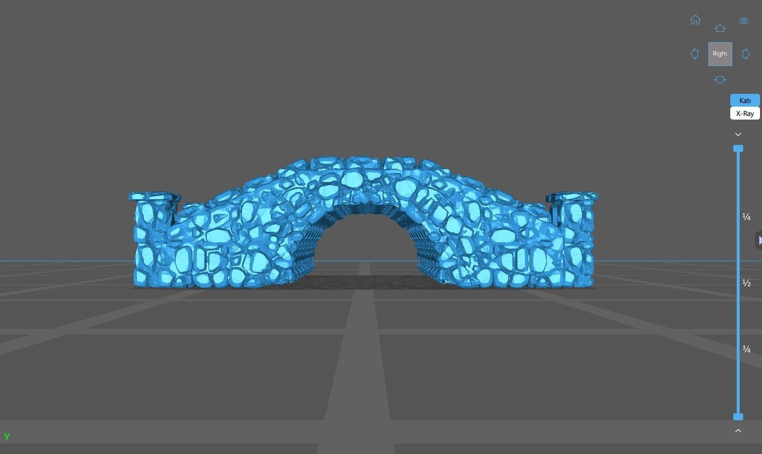 Stone Bridge 3D model 3D printable | CGTrader