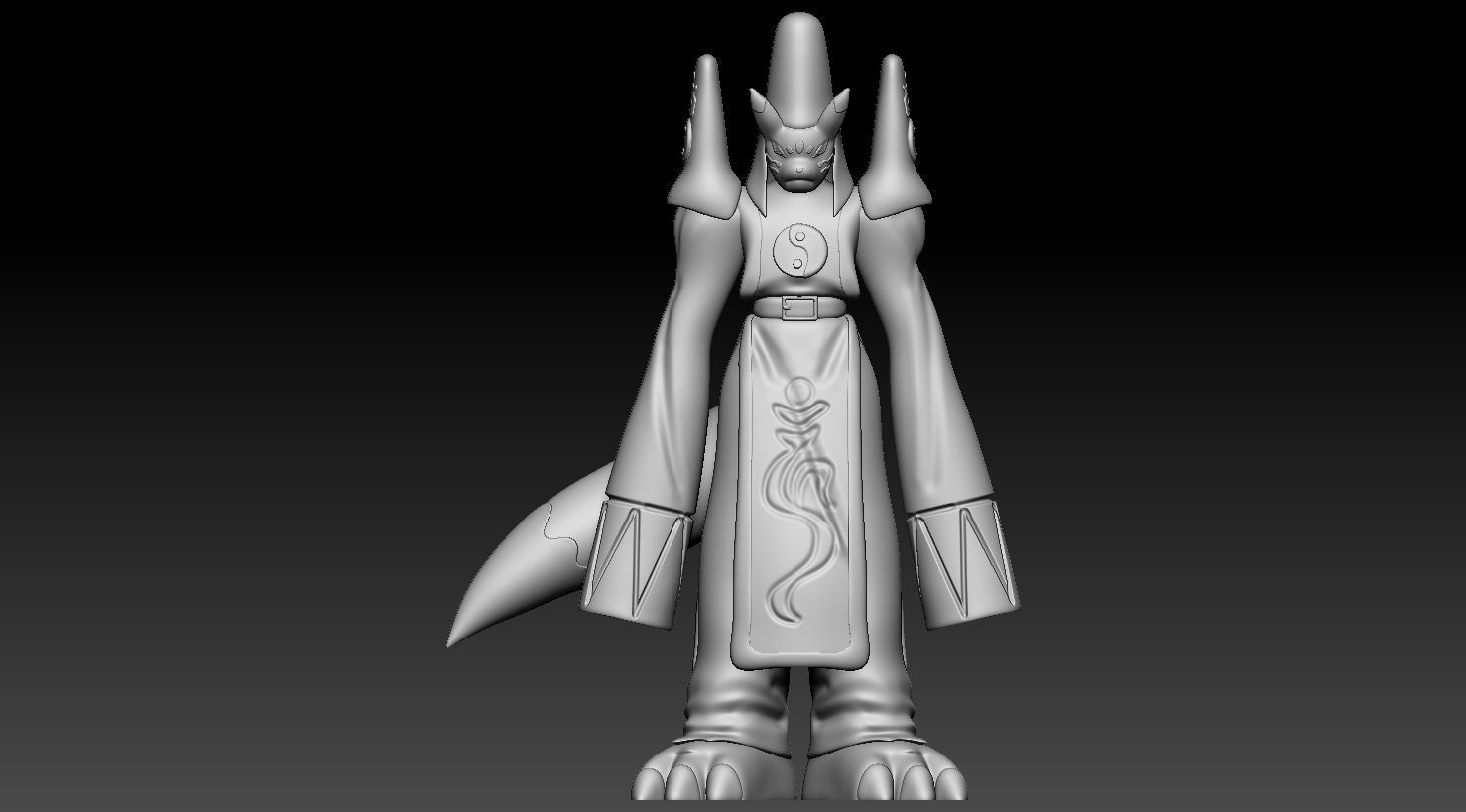 Renamon Entire Evolution Pack 3d Model 3d Printable Cgtrader 